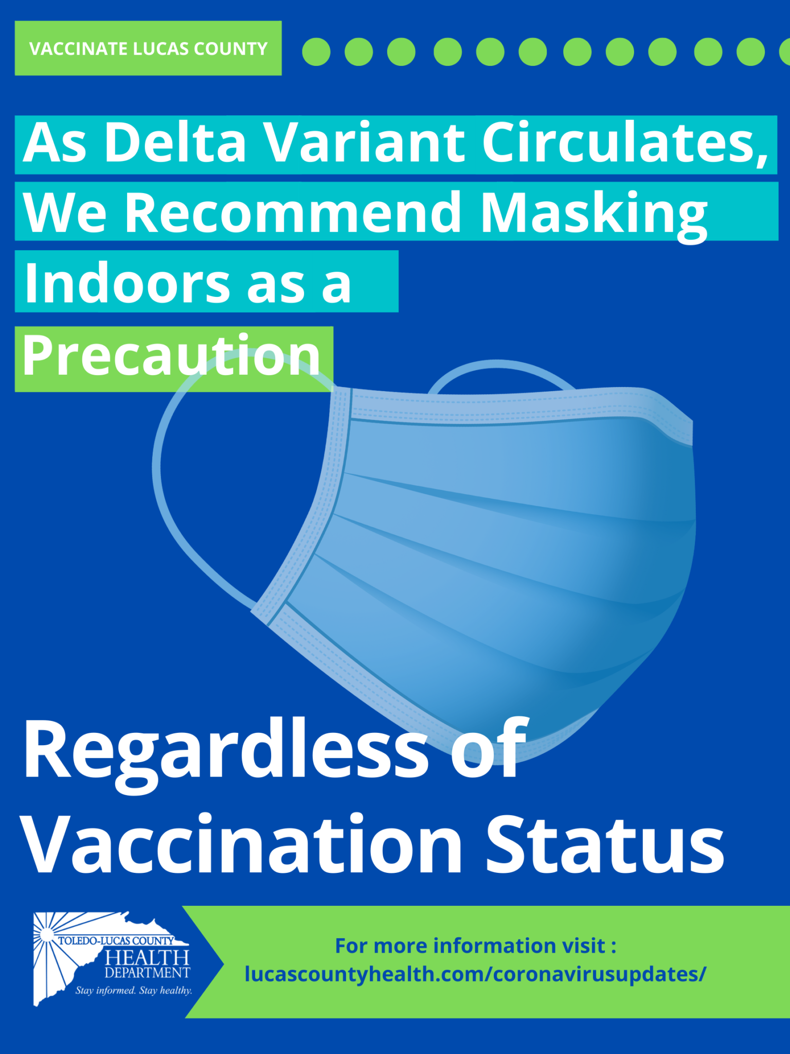 Mask Advisory Issued for Indoor Use Regardless of Vaccination Status ...